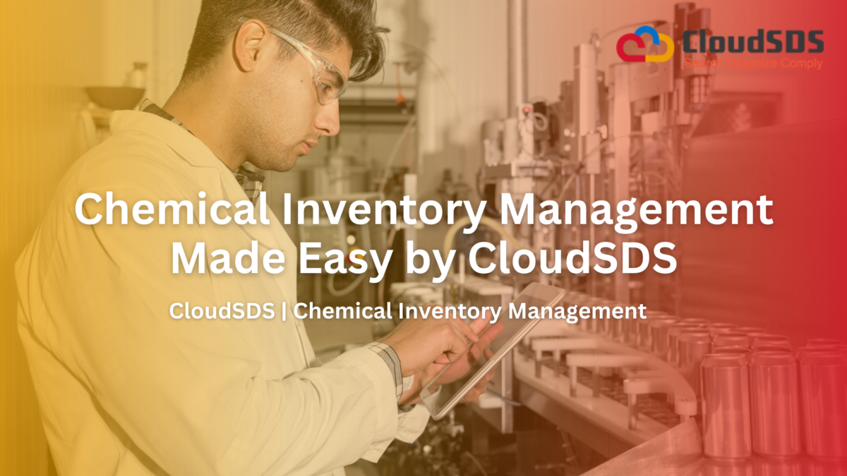Chemical Inventory Management | CloudSDS