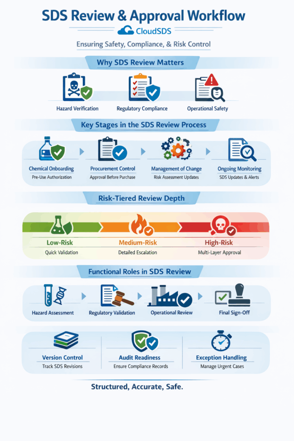 SDS Review and Approval Workflow: A Detailed Guide | CloudSDS