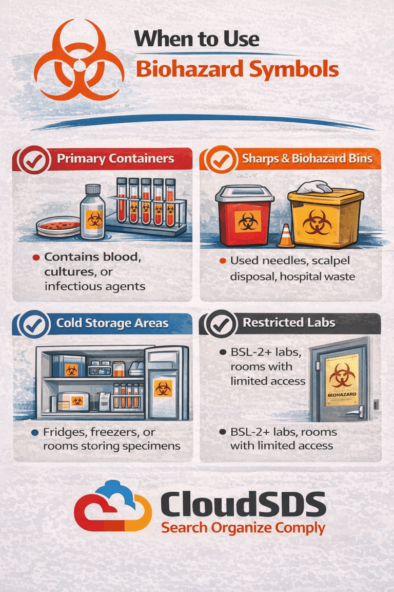 How to Use Biohazard Symbols Correctly: Labeling & Compliance Rules