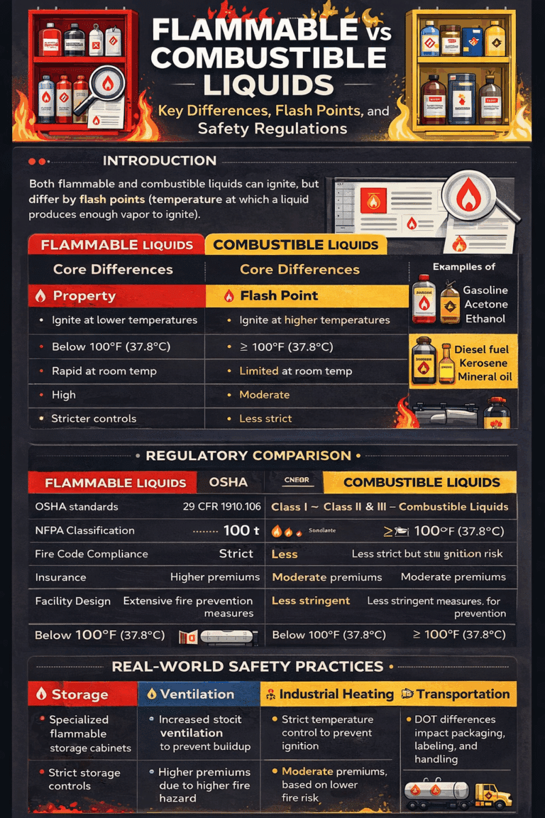Flammable vs Combustible Liquids: Differences in Details