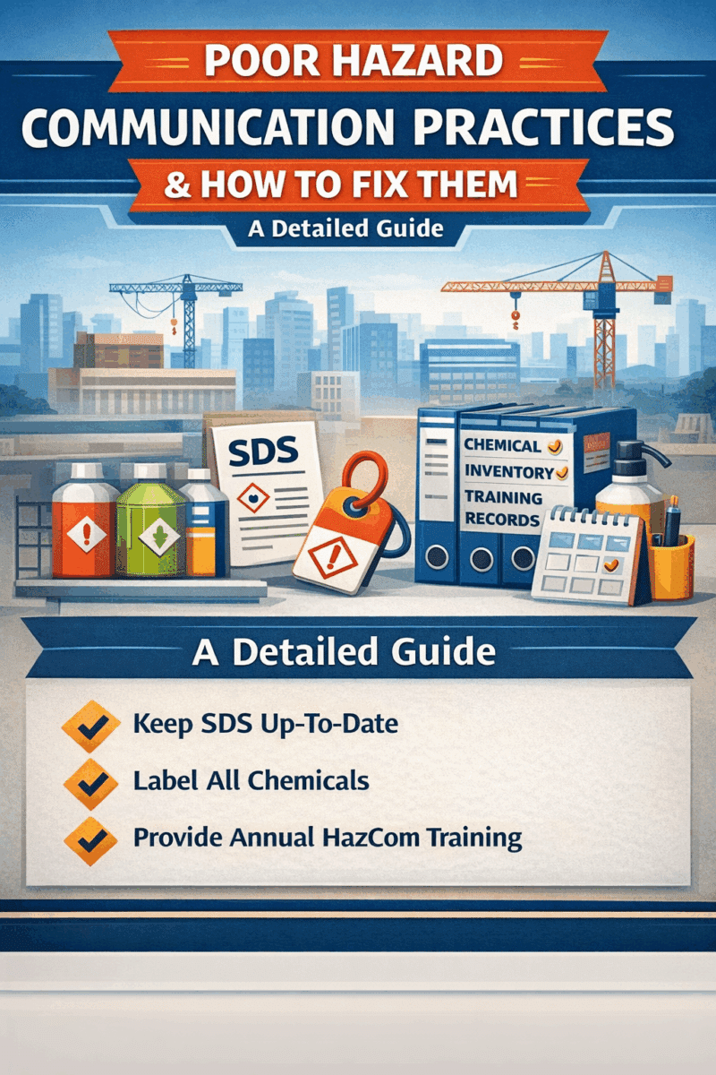 Poor Hazard Communication Practices and How to Fix Them: A Detail Guide