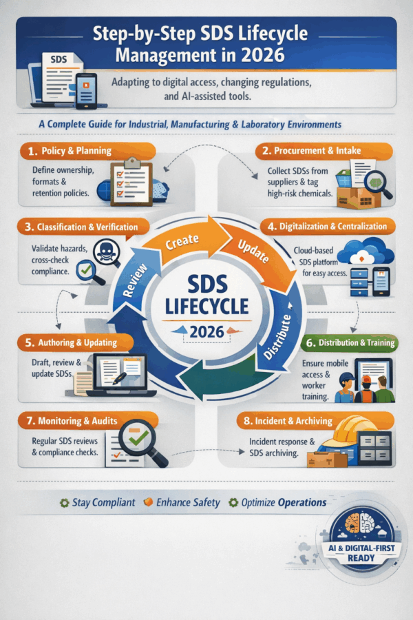 Step-by-Step Guide to SDS Lifecycle Management in 2026
